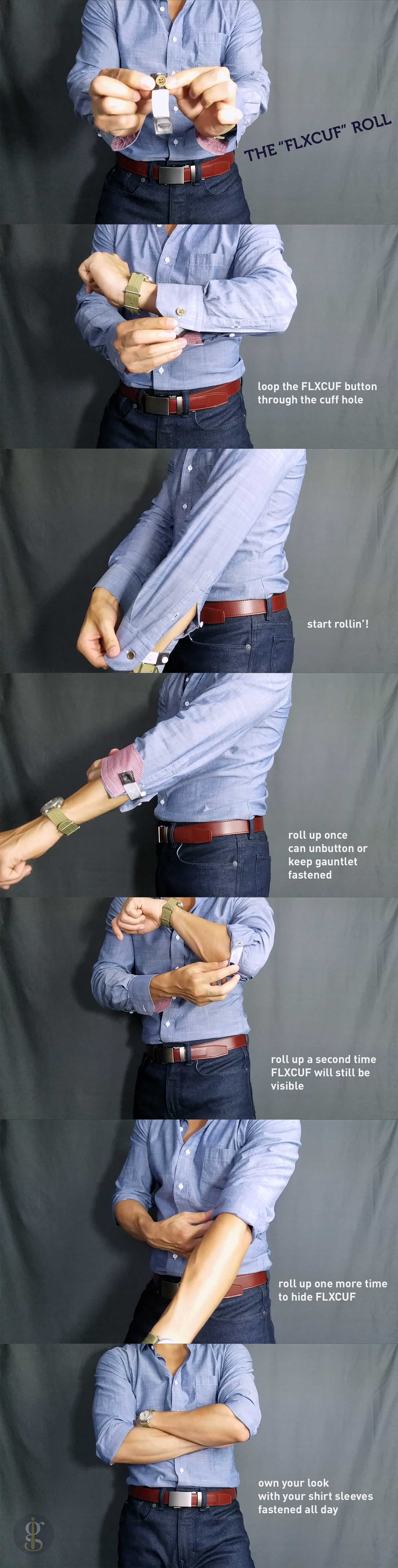 How to Roll Up Your Sleeves for Men (w/ My Favorite Method)