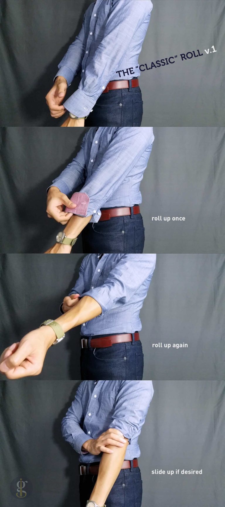 How to Roll Up Your Sleeves for Men (w/ My Favorite Method)