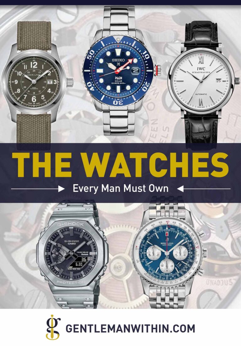 5 Watches Every Man Must Own 2024 (Starter Watch Collection)