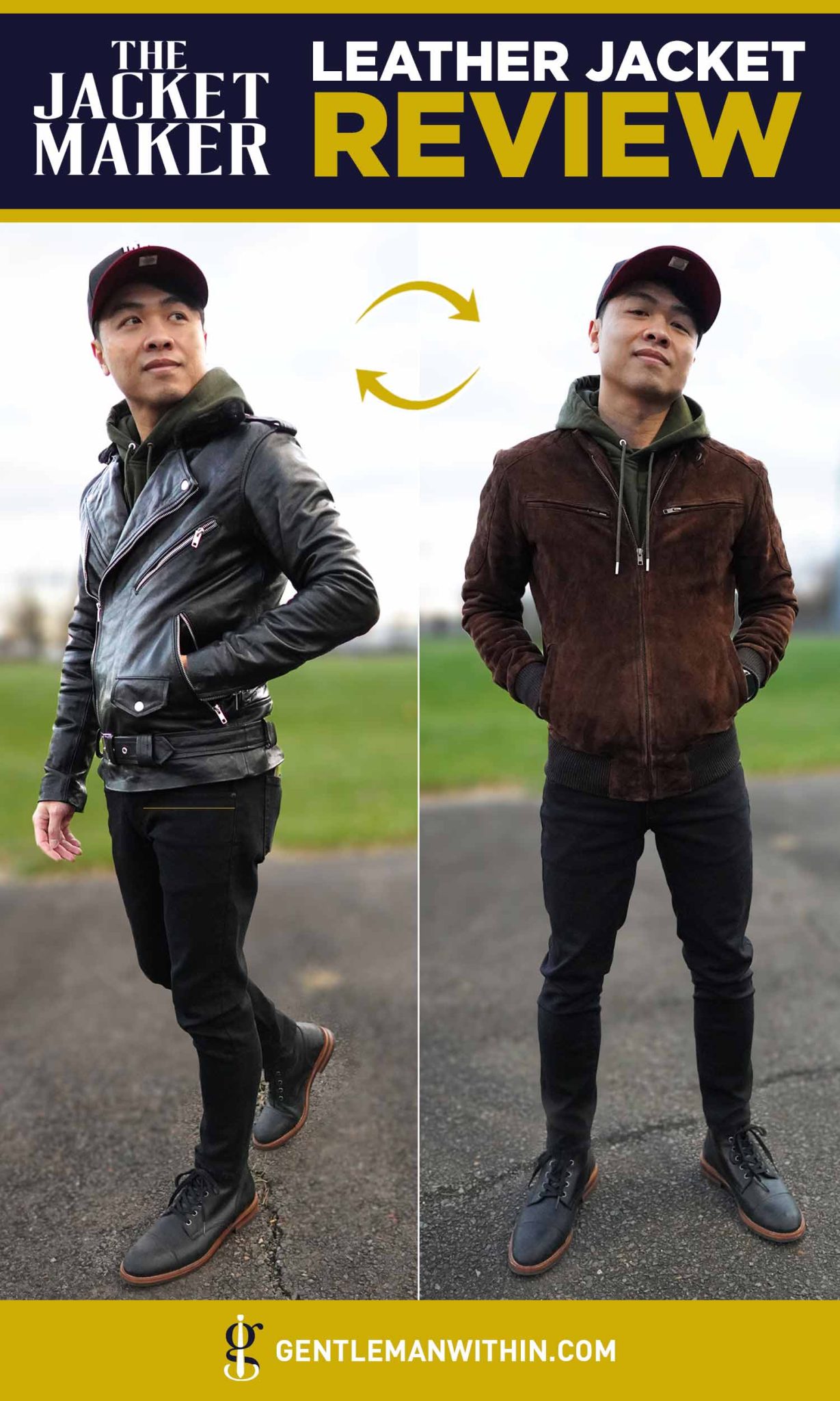 The Jacket Maker Review 2022 (Leather Biker & Suede Bomber Jacket)