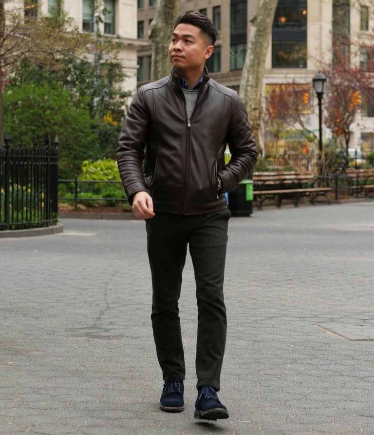 Peter Manning Lambskin Leather Jacket Review (A Perfect Fit for Short Men)